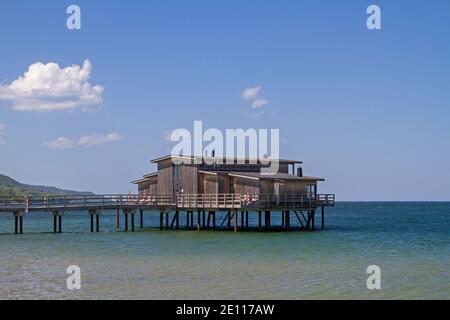 On The Beautiful Sandy Beach Of The Swanky Swedish Seaside Resort Of ...