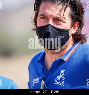 CASTERA David, Director of the Dakar Rally, portrait, pit stop area ...