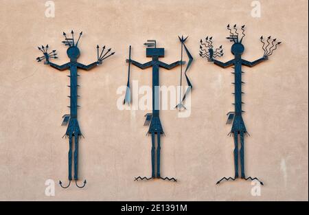 Plant Yei, welded steel sculpture by Fred Begay, Dine Navajo Native ...