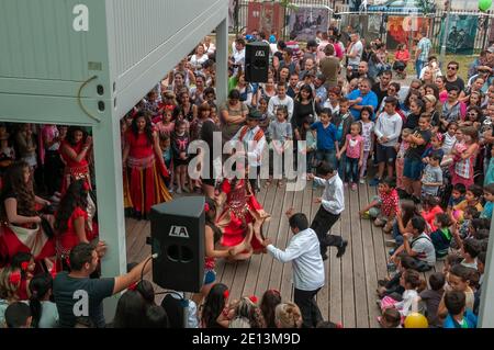 Gypsy girls at Gypsy festival Brno Czech Republic Europe Stock Photo ...