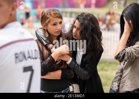 Brno, Czech Republic. 06-11-2016. Child attending a Festival of Roma ...