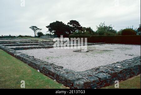 Segontium - Roman fort ruins - archaeological site in Gwynedd, Wales ...