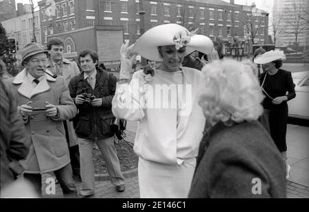 Marti Caine, comedienne and singer, marries Kenneth Ives, a actor and ...