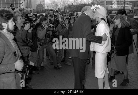 Marti Caine, comedienne and singer, marries Kenneth Ives, a actor and ...