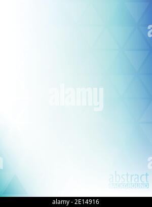 Minimal abstract pale turquoise background with translucent triangles ...