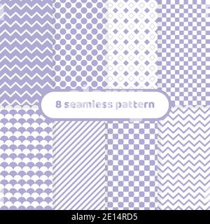 Cute different gometric patterns, abstract pattern set, pastel Stock ...