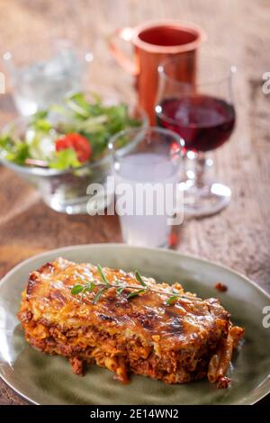 Pasticcio / pastitsio Stock Photo - Alamy
