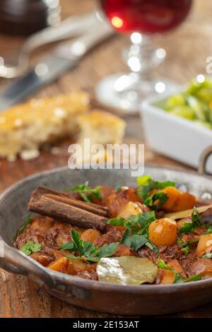 close up of a traditional greek stifado dish Stock Photo - Alamy