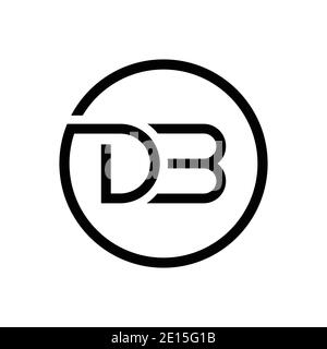 Initial DB Letter Logo With Creative Modern Business Typography Vector ...