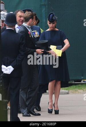 David Beckham and Victoria Beckham arriving at Westminster Abbey for ...