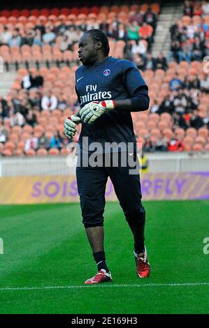 Paris-Saint-Germain's Apoula Edel during the French First League soccer ...