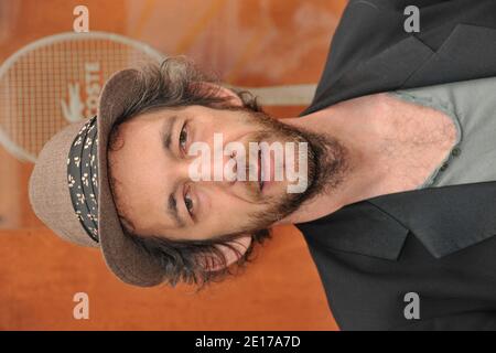 Arthur Higelin aka Arthur H attending the French Tennis Open 2011 at ...