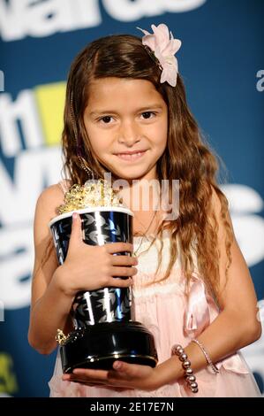 Alexys Nycole Sanchez poses in the press room during the 2011 MTV Movie ...