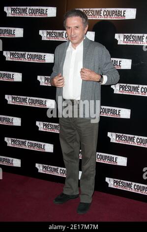 Michel Drucker attending the Premiere of the movie 'Presume coupable ...