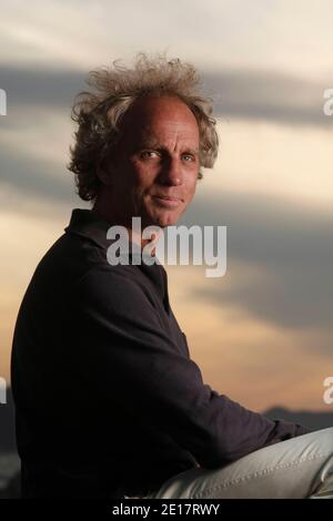 EXCLUSIVE - French skipper Philippe Monnet pictured on his boat at Port ...