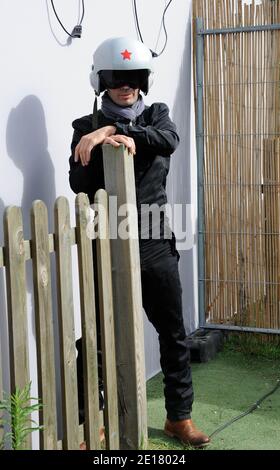 French singer Cascadeur poses during the annual AIDS charity and ...