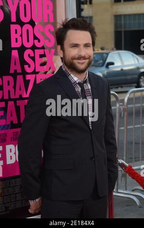Charlie Day attending the Horrible Bosses 2 Premiere, Odeon West End ...