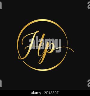 Initial HP Logo Design. HP Letter Linked Business Logo. HP logo Design ...