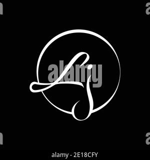 Initial LJ letter Logo Design vector Template. Luxury Letter LJ logo ...