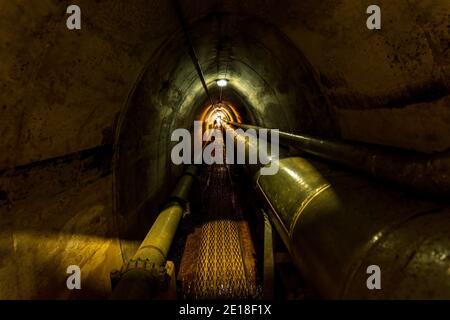 WWII Oil Storage Tunnel in Darwin Stock Photo - Alamy