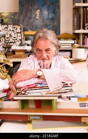 Fashion designer Paul Smith is photographed following his Spring/Summer ...