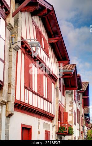 VIllage of Ainhoa, Basque Country, HDR Image Stock Photo - Alamy