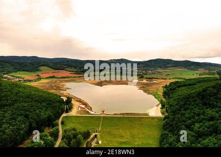 Aerial view of the Ruzina reservoir in Slovakia Stock Photo - Alamy