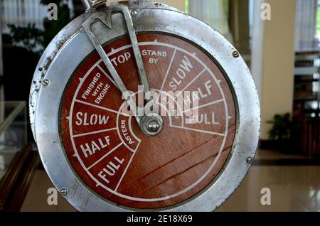 Old Ship Throttle Speed Control and Communication System, Vintage Stock ...
