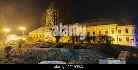 Aerial view of the town of Gelnica in Slovakia Stock Photo - Alamy