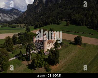 Igis: Schloss Marschlins Castle in Landquart, Graubünden, Grisons ...
