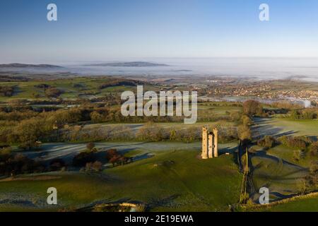 The iconic Broadway Tower in The Cotswolds Stock Photo - Alamy