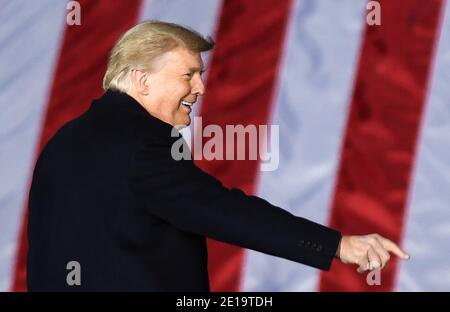 Sen. Kelly Loeffler, R-Ga., gestures as she speaks during an election ...