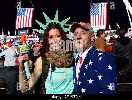 Sen. Kelly Loeffler, R-Ga., gestures as she speaks during an election ...