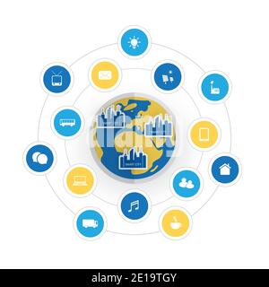 Iiot structure icon Stock Vector Image & Art - Alamy