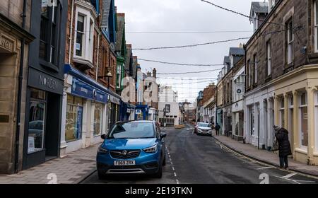 Closed and empty high street shops in Folkestone, Kent Stock Photo - Alamy