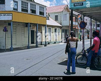Micoud Street, Castries, Saint Lucia, Lesser Antilles, Caribbean Stock ...