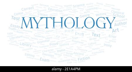 Mythology word cloud concept Stock Photo - Alamy