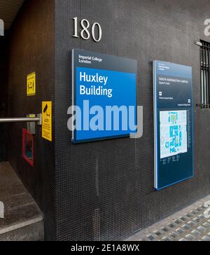 Frontage of Imperial College, London; Exhibition Road, SW7 2AZ Stock ...