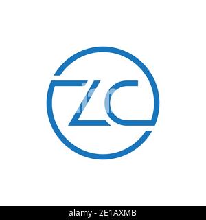 Letter ZC Logo Design Template. ZC, Z C Letter Logo Modern, Flat, Minimalist, Business, Company ...