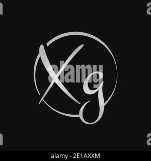 XG Letter Logo Design. Initial letters XG gaming's logo icon for ...