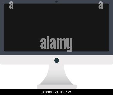 laptop computer on white background Stock Vector Image & Art - Alamy
