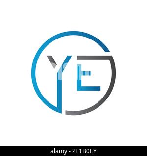 YE Logo Design Vector Template. Initial Luxury Letter YE Vector ...