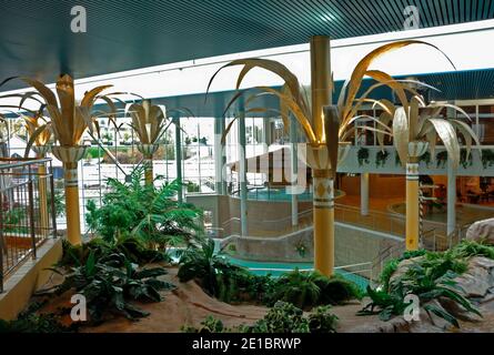 Aquapark at Holiday Club Caribia hotel in Turku. Finland Stock Photo ...