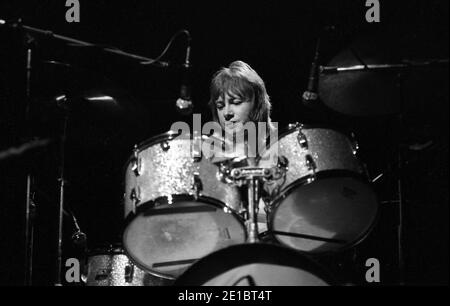 Mel Pritchard drummer of Progressive Rock Band Barclay James Harvest in ...