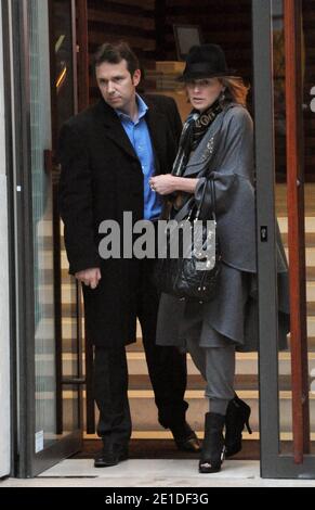 US actress Sharon Stone shopping at Vuitton and Chopard stores. Paris ...