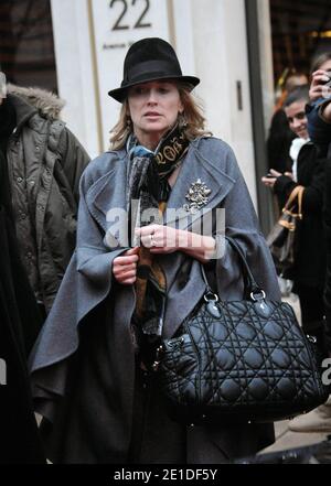 US actress Sharon Stone shopping at Vuitton and Chopard stores. Paris ...