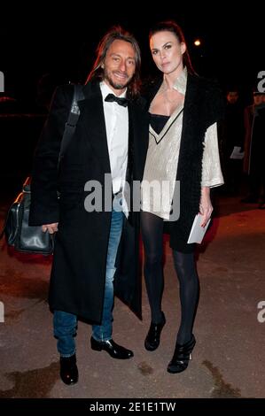Bob Sinclar and his wife Ingrid attending the Sidaction Gala 'Diner de ...