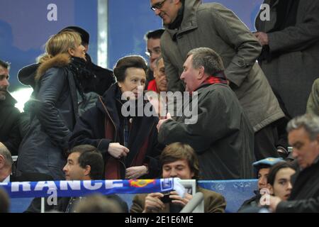 Princess Anne attends Rugby RBS 6 Nations Tournament , France vs ...
