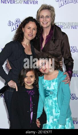 Jane Lynch and Laura Embry Los Angeles Premiere of "Justin Bieber ...