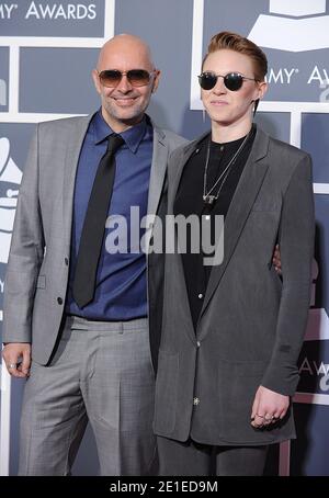 La Roux arriving at the 53rd Annual Grammy Awards held at the Staples ...